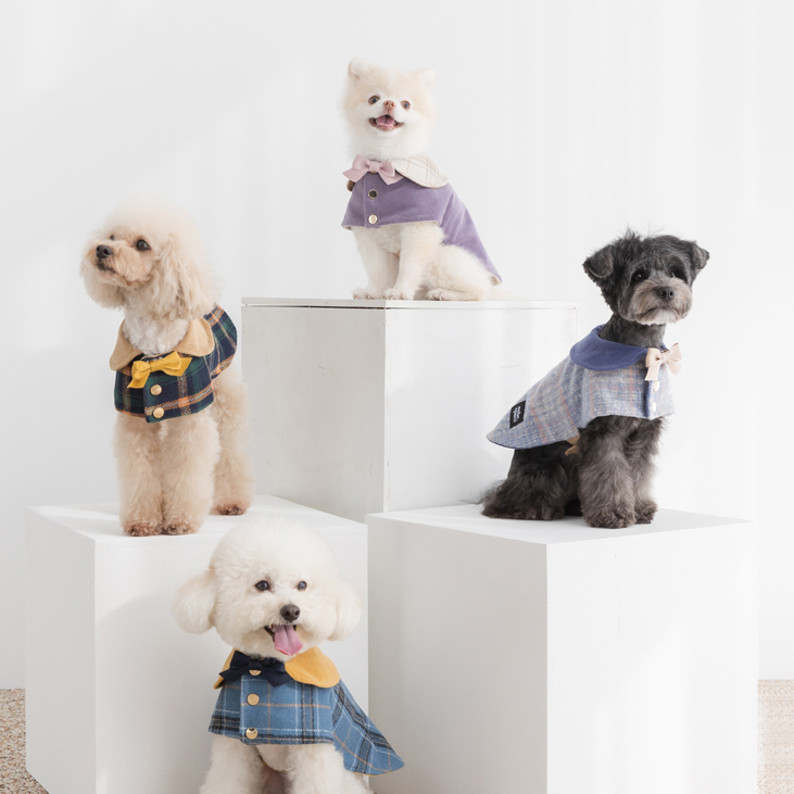 오브스페이스 제페토 코트 4COLOR S-5XL 핸드메이드강아지옷 겨울 맞춤제작